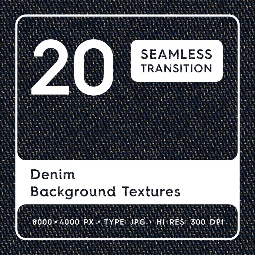 20 Denim Background Textures